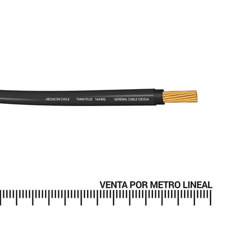 Cable Thhn Plus Thwn Awg Metro Lineal Negro Sodimac Falabella
