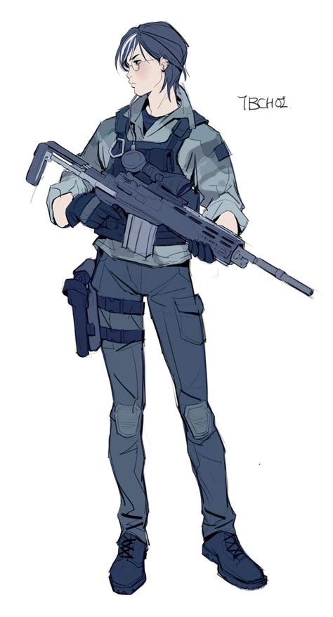 Dokkaebi Rainbow Six Siege Drawn By Tb Choi Danbooru