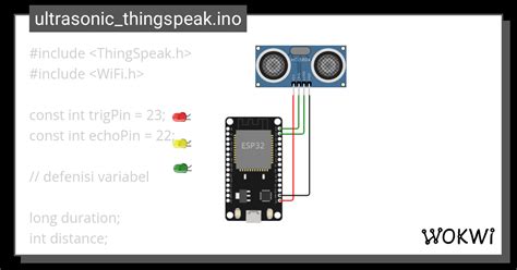 ultrasonic o wokwi esp32 stm32 arduino simulator