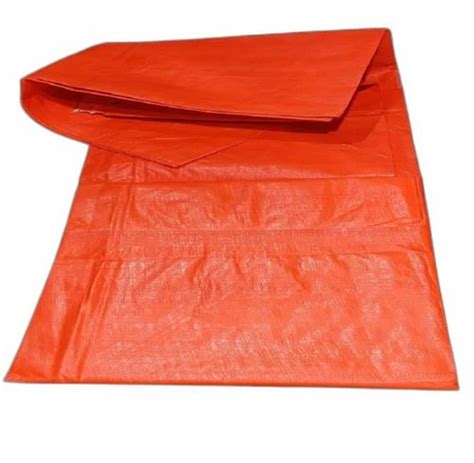 PE Laminated Woven Orange HDPE Tarpaulin For Construction At Rs 65 Sq