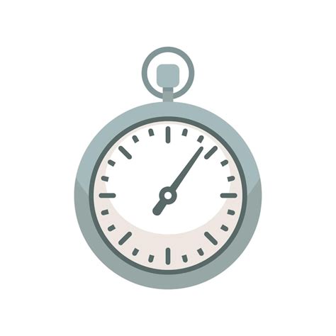 Icono de cronómetro de velocidad vector plano cronómetro reloj