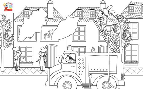Escalate Slovenia Expertise Camion De Pompier Coloriage Imprimer
