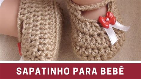 Como Fazer Sapatinho para Bebe Passo a Passo Fácil Sapatinho de