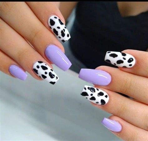 Pin By The Sleepy Bunny Co On Nail Inspo In 2024 Cowboy Nails Cow