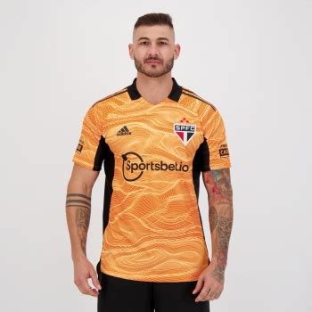Camisa Adidas São Paulo Goleiro II 2021 Patrocínio FutFanatics