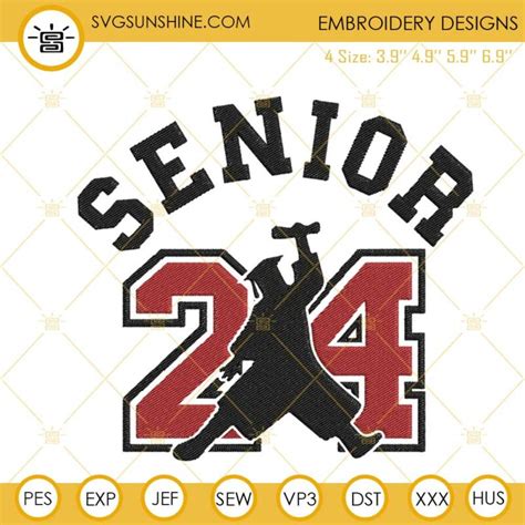 Air Senior Embroidery Designs Senior Class Of Embroidery