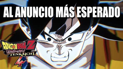 EL ANUNCIO MÁS ESPERADO SE VIENE EL NUEVO DRAGON BALL Z BUDOKAI