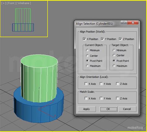 How To Use Align Tool In Ds Max