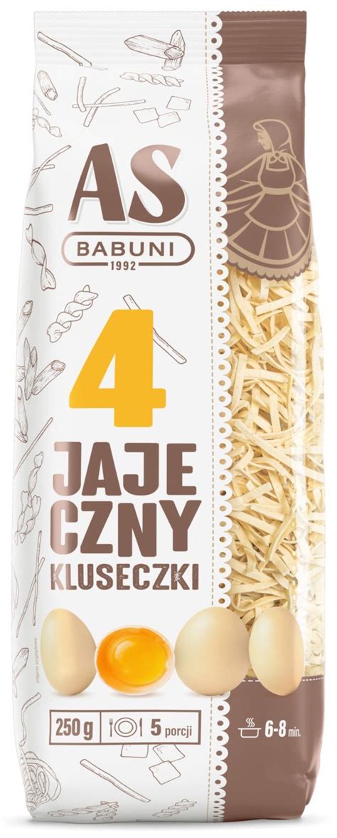 Makaron Lubelski 4 Jajeczny Kluseczki 250g As Babuni Food Plus Shop Online