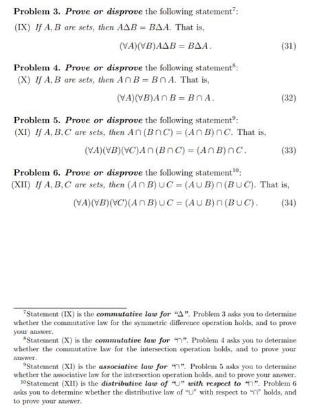 solved problem 1 prove or disprove the following statement