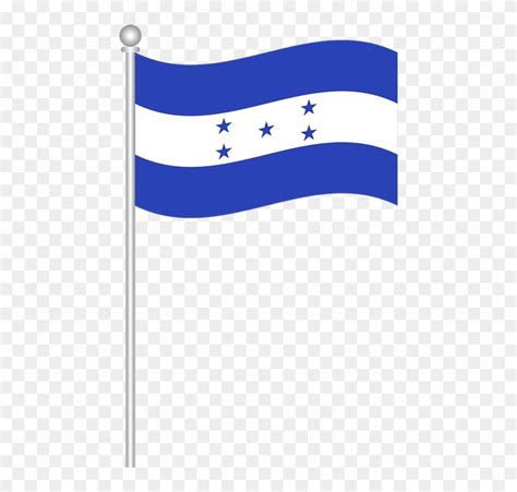 Bandera De Honduras Facil De Dibujar