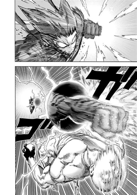 Saitama Vs Garou In One Punch Man Manga One Punch One Punch Man