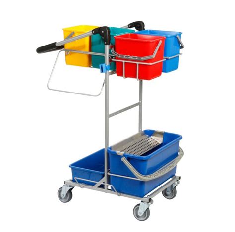 Tina Trolley ERGO rengøringsvogn m drypsystem mini Curant Teknik