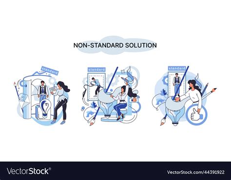 solution solving problem metaphor answer vector image