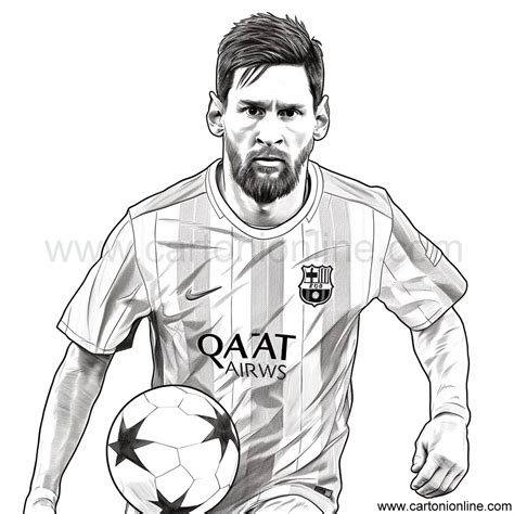 Desenhos De Lionel Messi Para Colorir