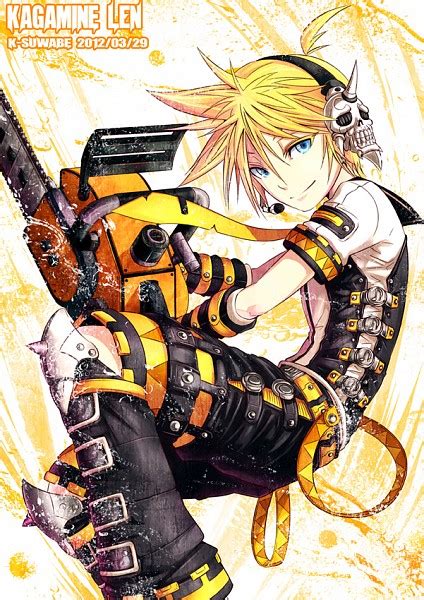 Kagamine Len Vocaloid Mobile Wallpaper By Kei Suwabe