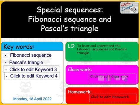 other sequences fibonacci sequence and pascal s triangle by teach simple