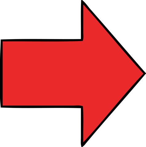 Caricatura De Un Se Alar Flecha Vector En Vecteezy