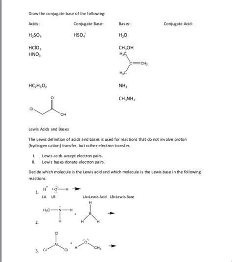 Draw The Conjugate Acid For The Following Base