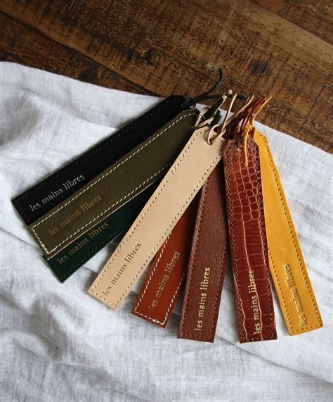 Marque Page Cuir La Boutique Du Lecteur