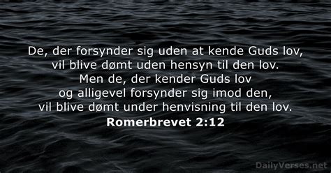 Den December Dagens Bibelvers Romerbrevet