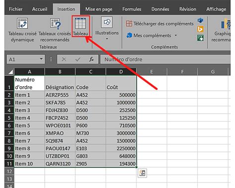 Copier Un Tableau Sur Excel Image To U