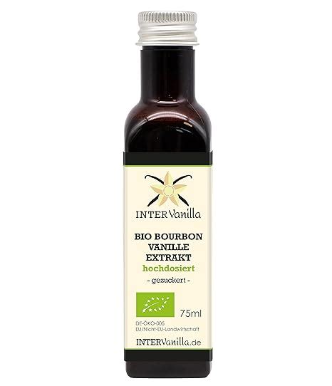 InterVanilla Bio Bourbon Vanilleextrakt HOCHDOSIERT 75 Ml Vanille