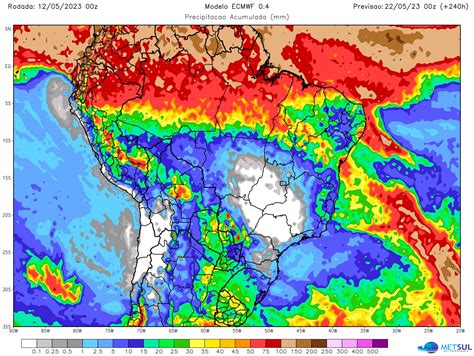Previs O Do Tempo Tend Ncia De Chuva Para Dez Dias