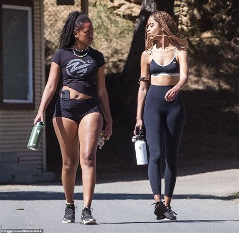 Sasha And Malia Obama Enjoy Celebrity Loved LA Hiking Trail Malia And