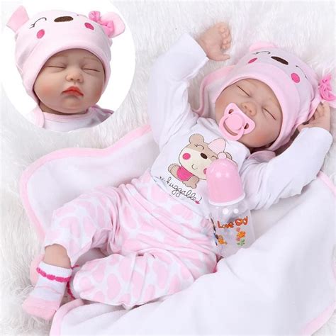 MAIHAO Muñecas de bebé Reborn realistas de 22 pulgadas para niñas con