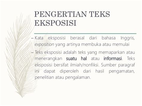 Jenis Teks Eksposisi Dan Contohnya Teks Lho Pengertian Ciri Struktur
