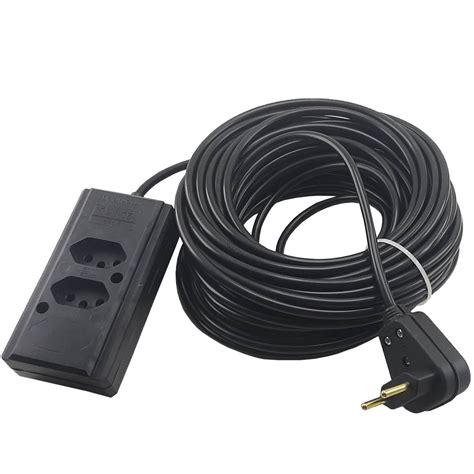 Extensão Elétrica 15 Metros cabo Pp 2x1mm Tomada Dupla Shopee Brasil