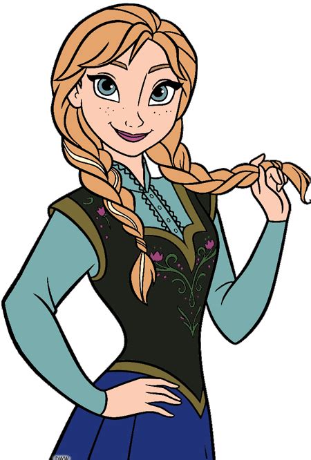 Anna Clip Art Images From Disney S Frozen Disney Clip Art Galore