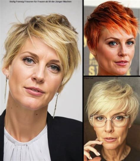 Stufig Fransig Frisuren für Frauen ab 50 Jünger Machen 2023
