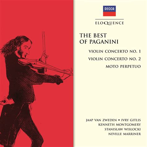 Paganini Violin Concerto Nos Moto Perpetuo Eloquence Classics