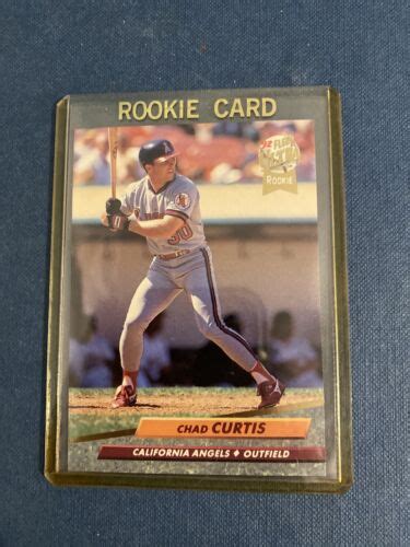 1992 Fleer Ultra Baseball Card 323 Chad Curtis Rookie RC Card EBay