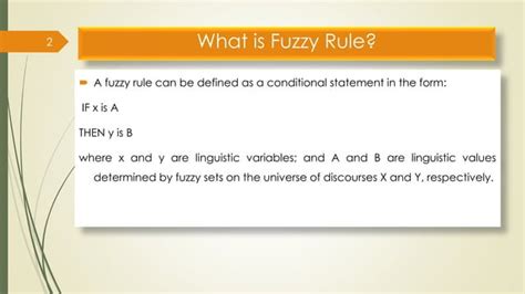 if then rule in fuzzy logic and fuzzy implications