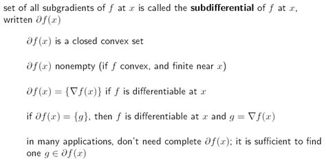 solved prove that the subdifferential at any given point is