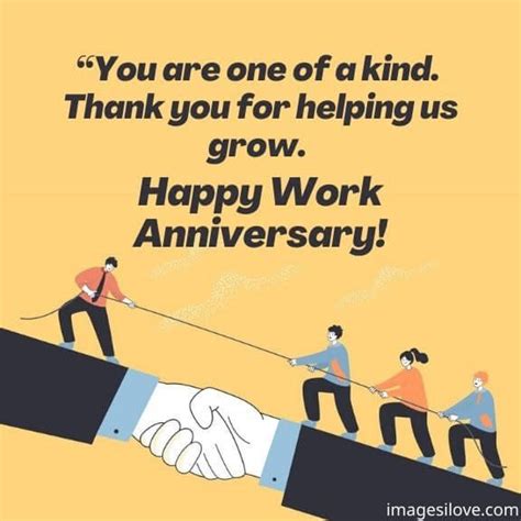 Happy Work Anniversary Images With Quotes Messages Wishes Work