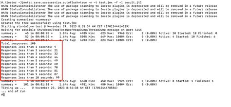 jmeter table of count of request vs number of request less than sec stack overflow