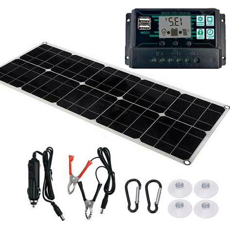 PANEL SOLARNY 100W 12V BATERIA SŁONECZNA REGULATOR 12204285444