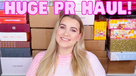 Huge Pr Haul Free Makeup Beauty Gurus Get Paige Koren Youtube