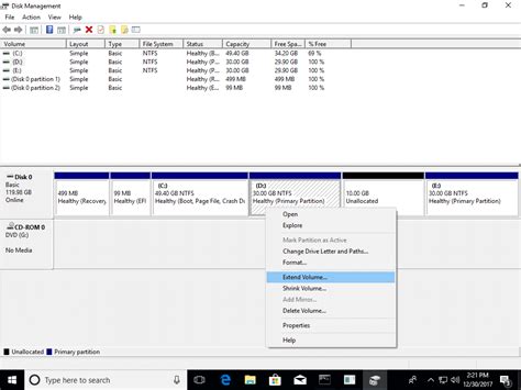 2 ways to extend c drive with unallocated space in windows 10