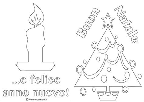 Biglietti Di Natale Da Colorare Per Bambini Pianetabambini It