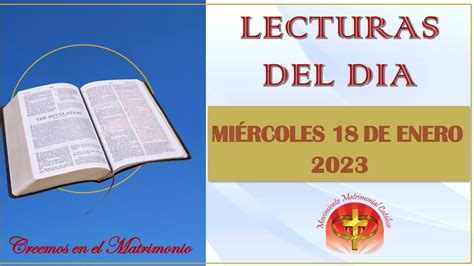 LECTURAS DEL DIA 18 DE ENERO YouTube