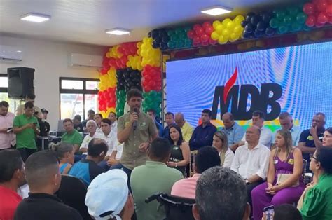 MDB oficializa pré candidatura de Júnior Menezes a prefeito de União