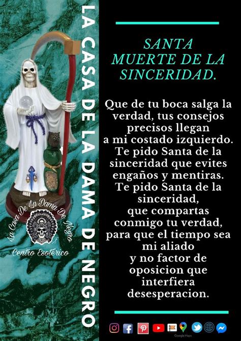 Oraciones De Poder OraciÓn A La Santa Muerte Para Romper 8EB