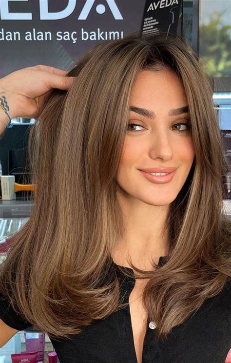 30 Hair Colour Trends To Try In 2023 Toffee Brownie Curtain Bangs
