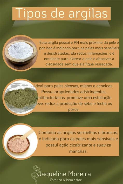 Os 3 Tipos De Argilas Mais Utilizados Argila Cicatrizante Tipos De