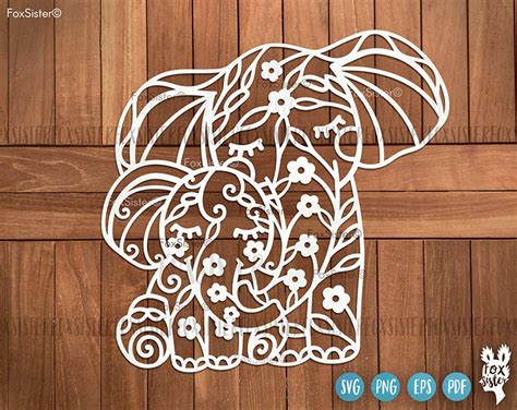 Elephants Svg For Cricut Silhouette Svg Files Mothers Day Etsy UK